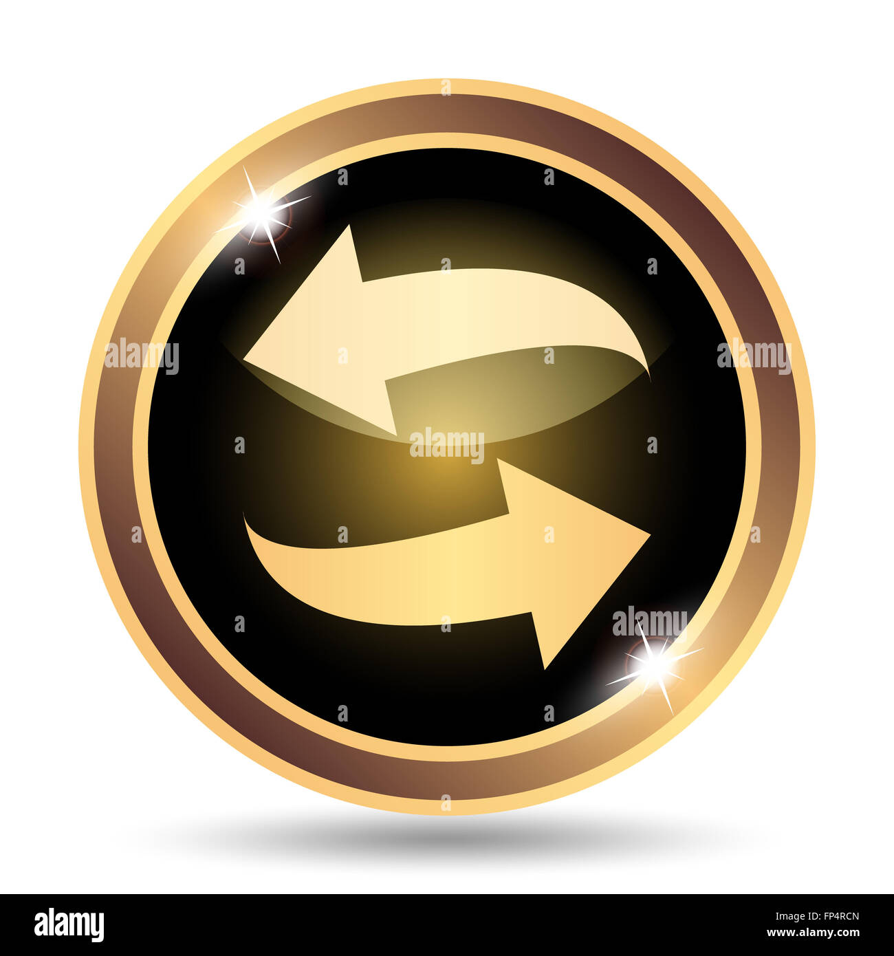 Swap icon. Internet button on white background Stock Photo - Alamy