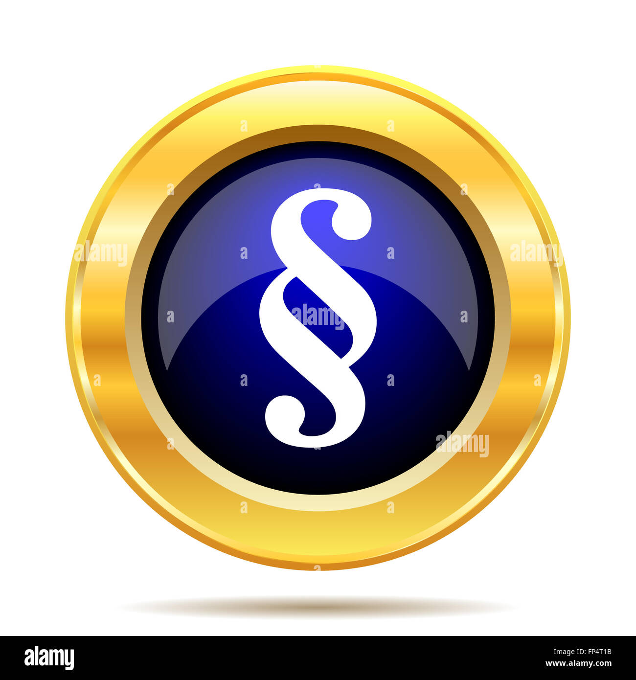 Paragraph icon. Internet button on white background Stock Photo - Alamy