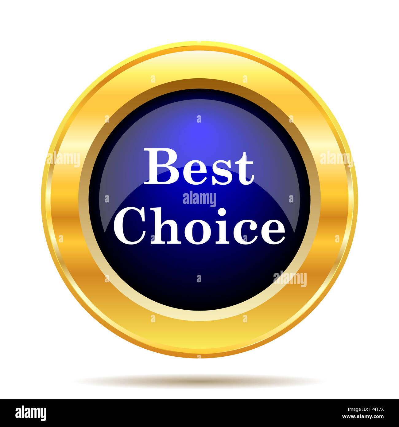 Best choice icon. Internet button on white background Stock Photo - Alamy