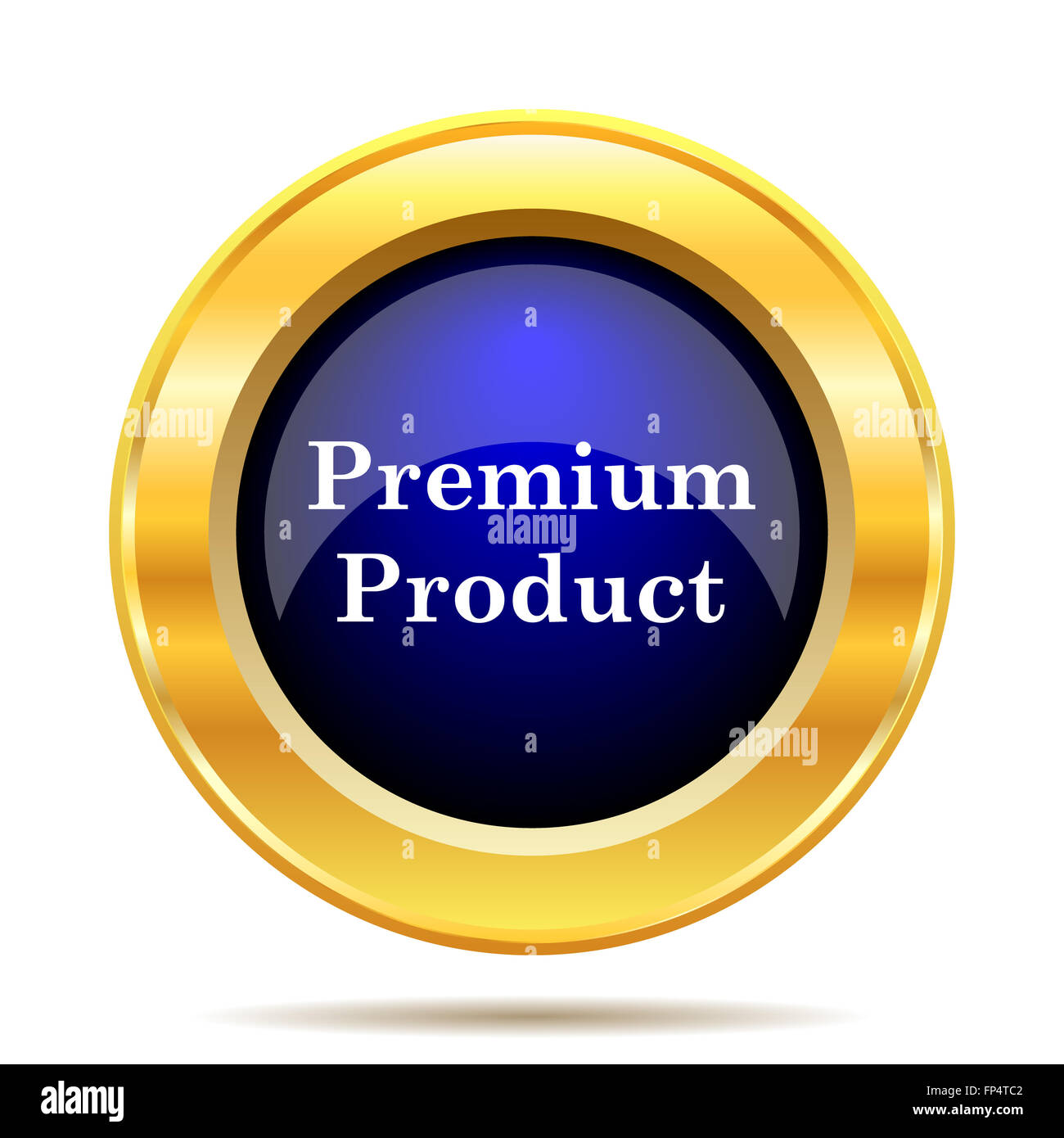 Premium product icon. Internet button on white background Stock Photo ...