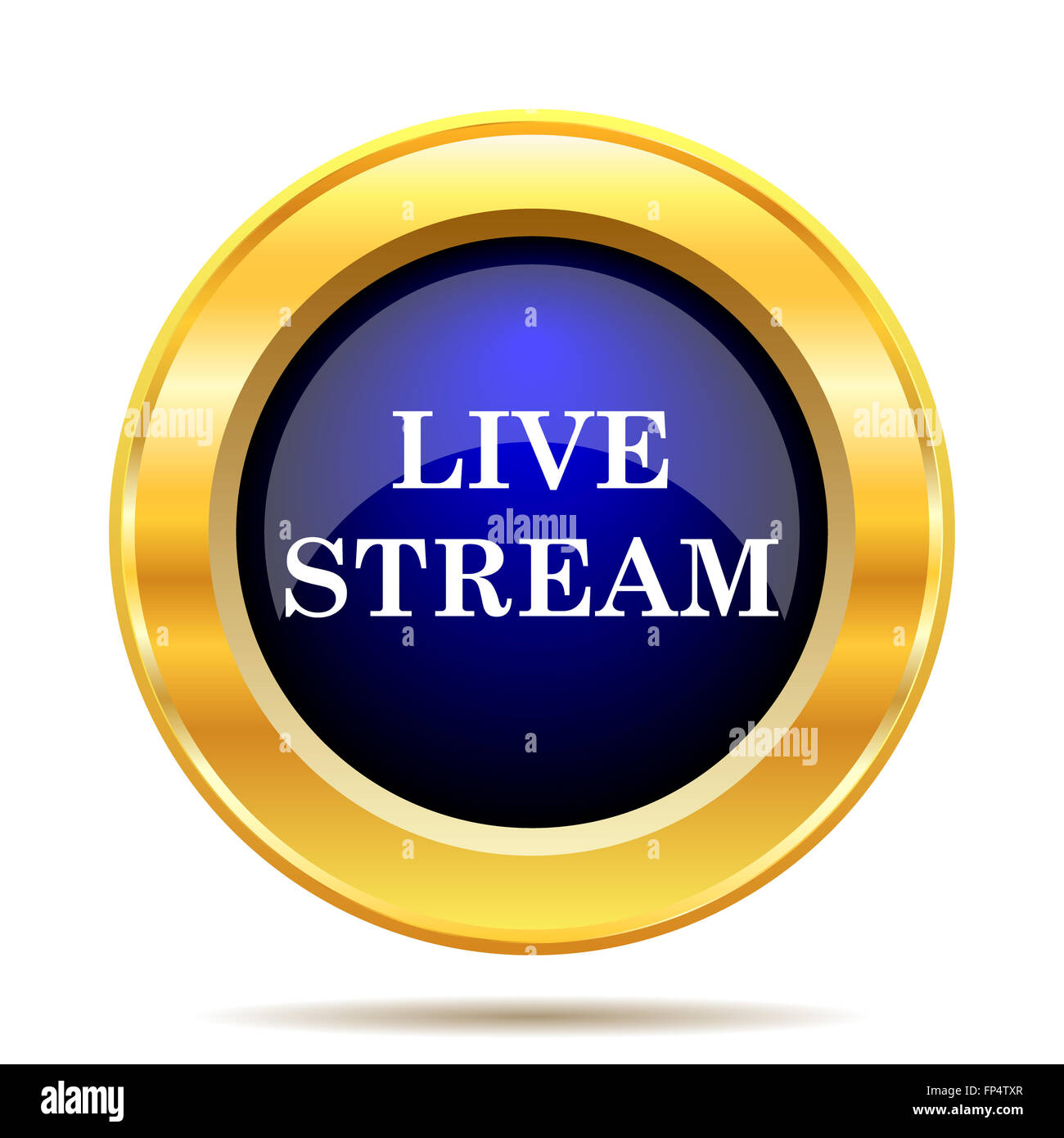 Gold interactive button hi-res stock photography and images - Alamy