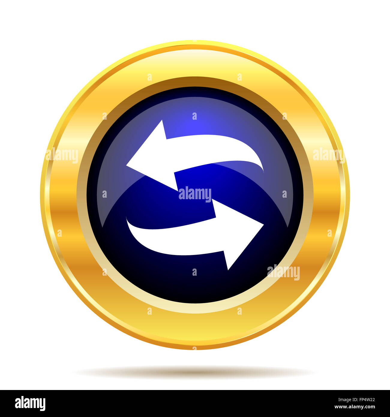 Swap icon. Internet button on white background Stock Photo - Alamy