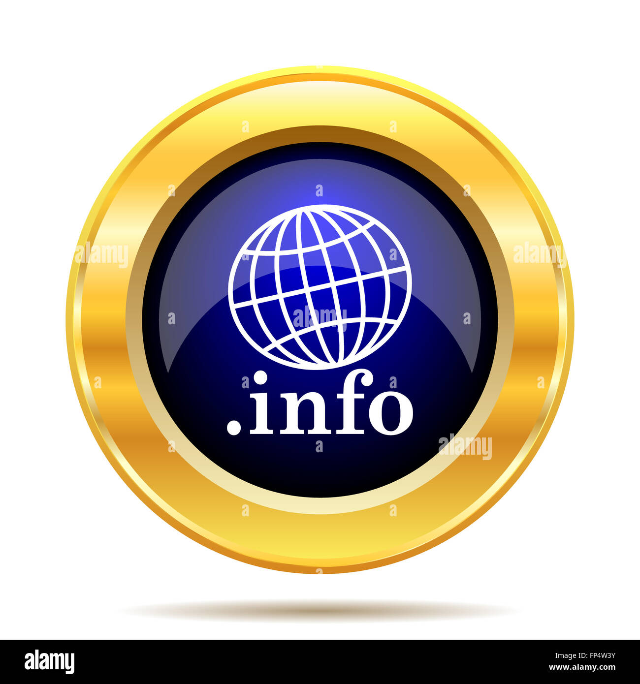 .info icon. Internet button on white background Stock Photo - Alamy