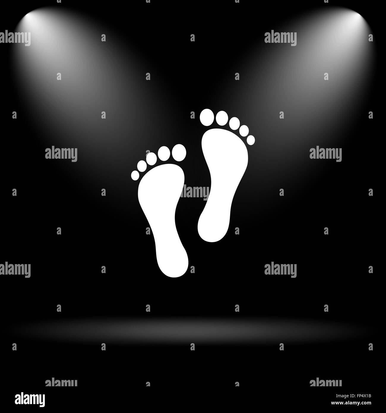 Feet on beach illustration Black and White Stock Photos & Images - Alamy
