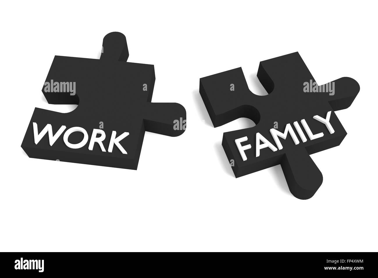 Family work life balance Cut Out Stock Images & Pictures - Alamy