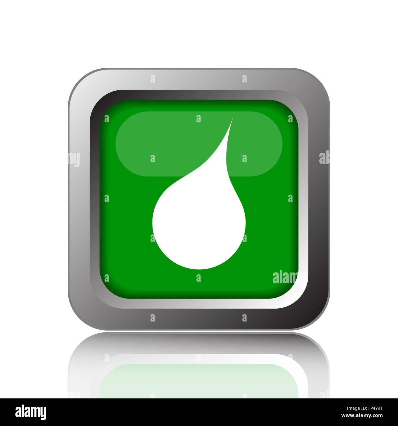 Rain icon. Internet button on black background Stock Photo - Alamy