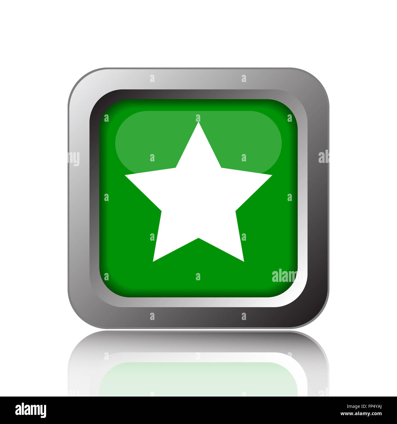 Favorite icon. Internet button on black background Stock Photo - Alamy