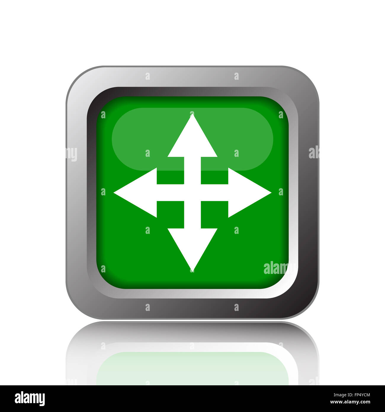 Full screen icon black website hi-res stock photography and images - Alamy