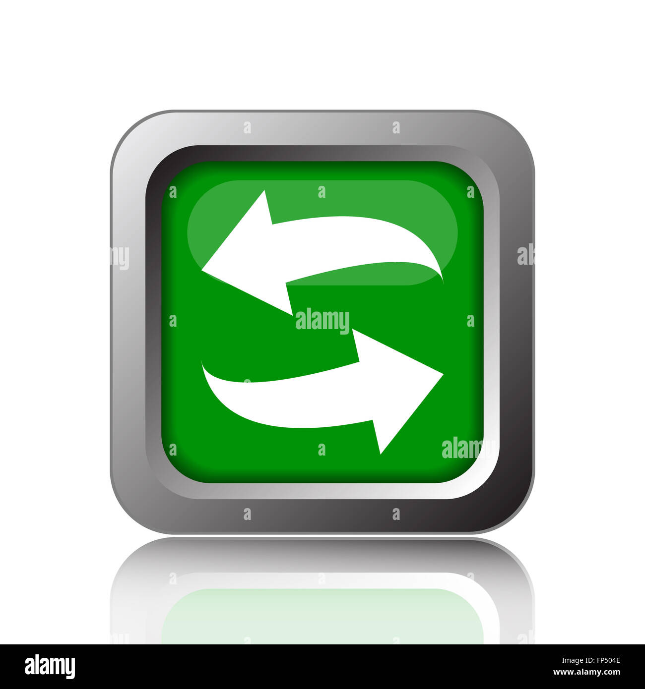 Swap icon. Internet button on black background Stock Photo - Alamy