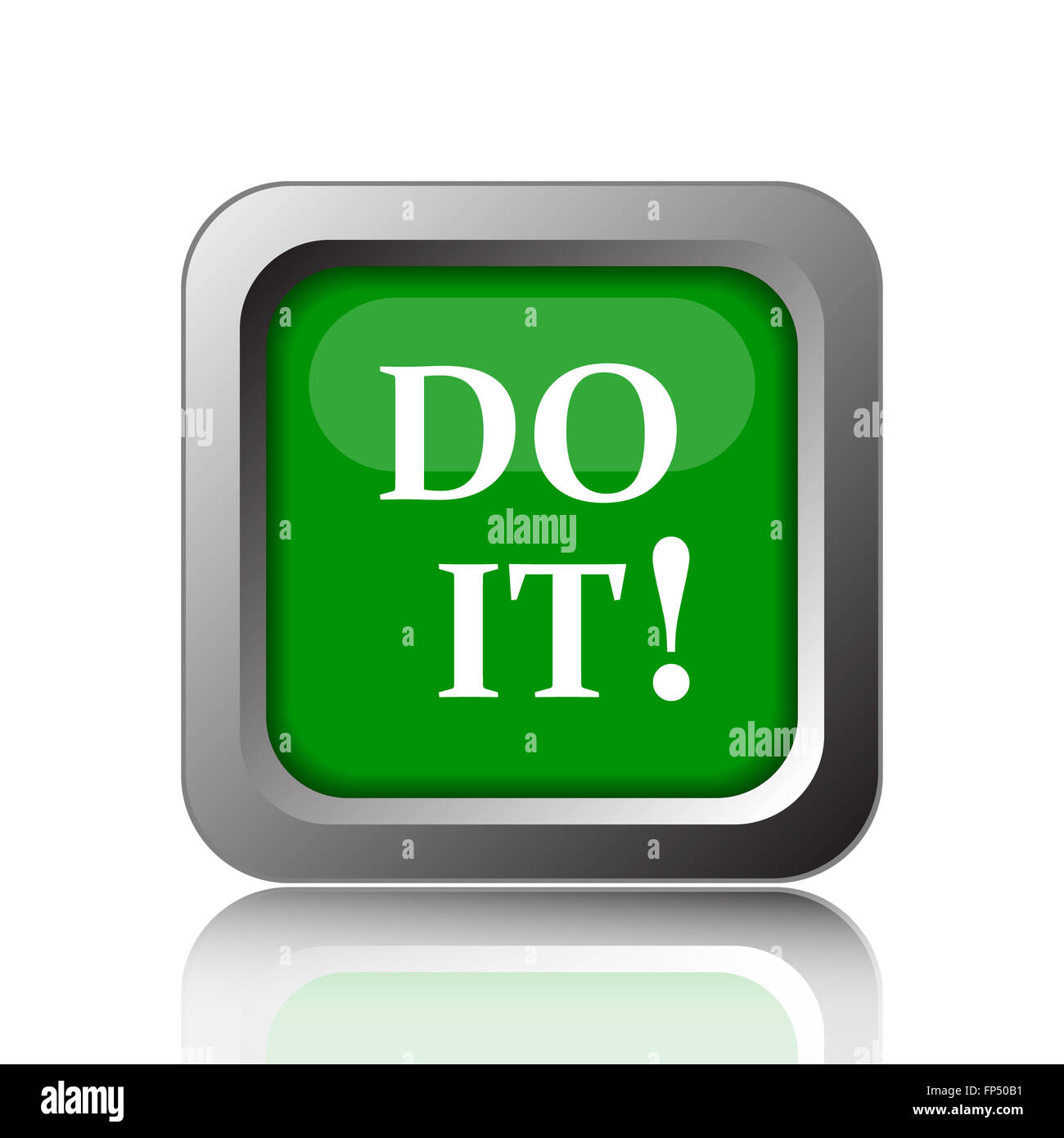 Do it icon. Internet button on black background Stock Photo - Alamy