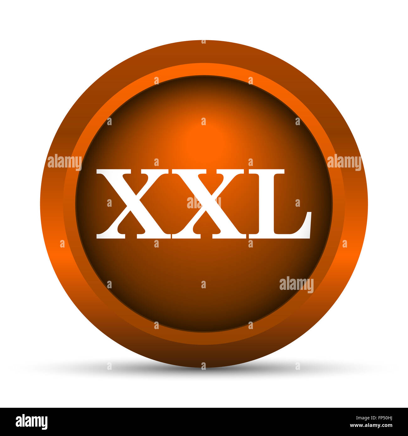 XXL icon. Internet button on white background Stock Photo - Alamy