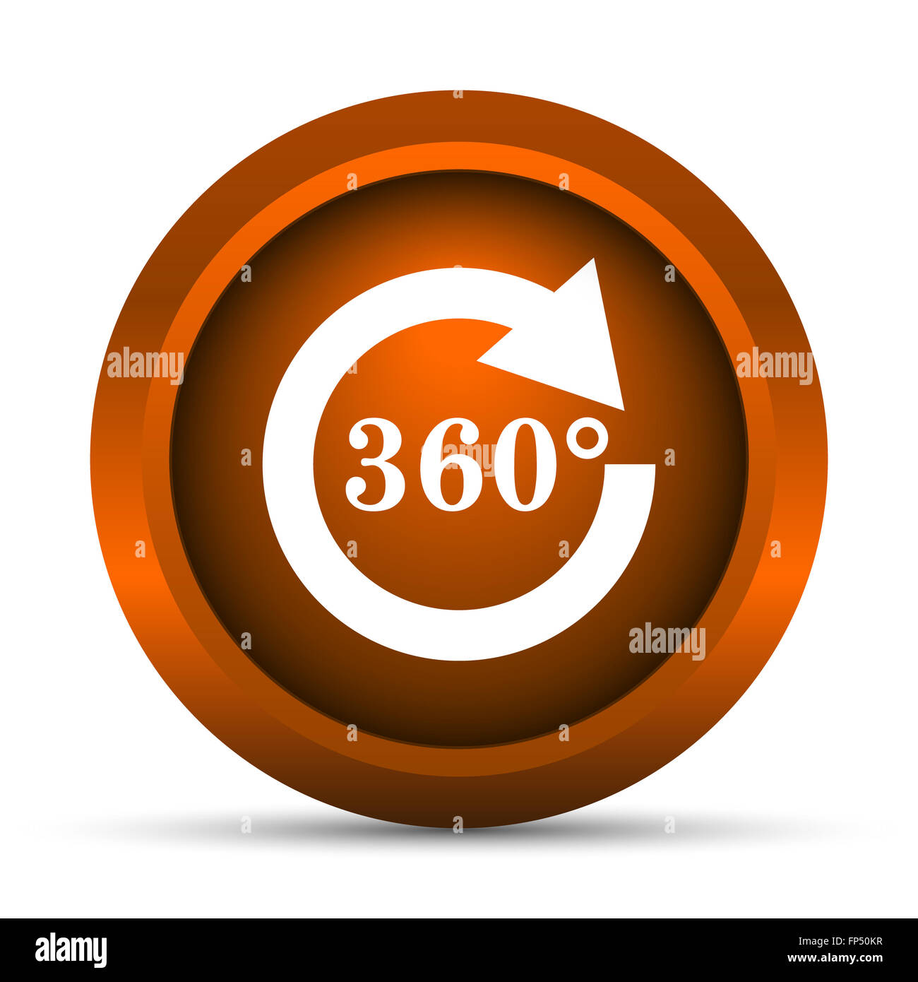 Reload 360 icon. Internet button on white background Stock Photo - Alamy