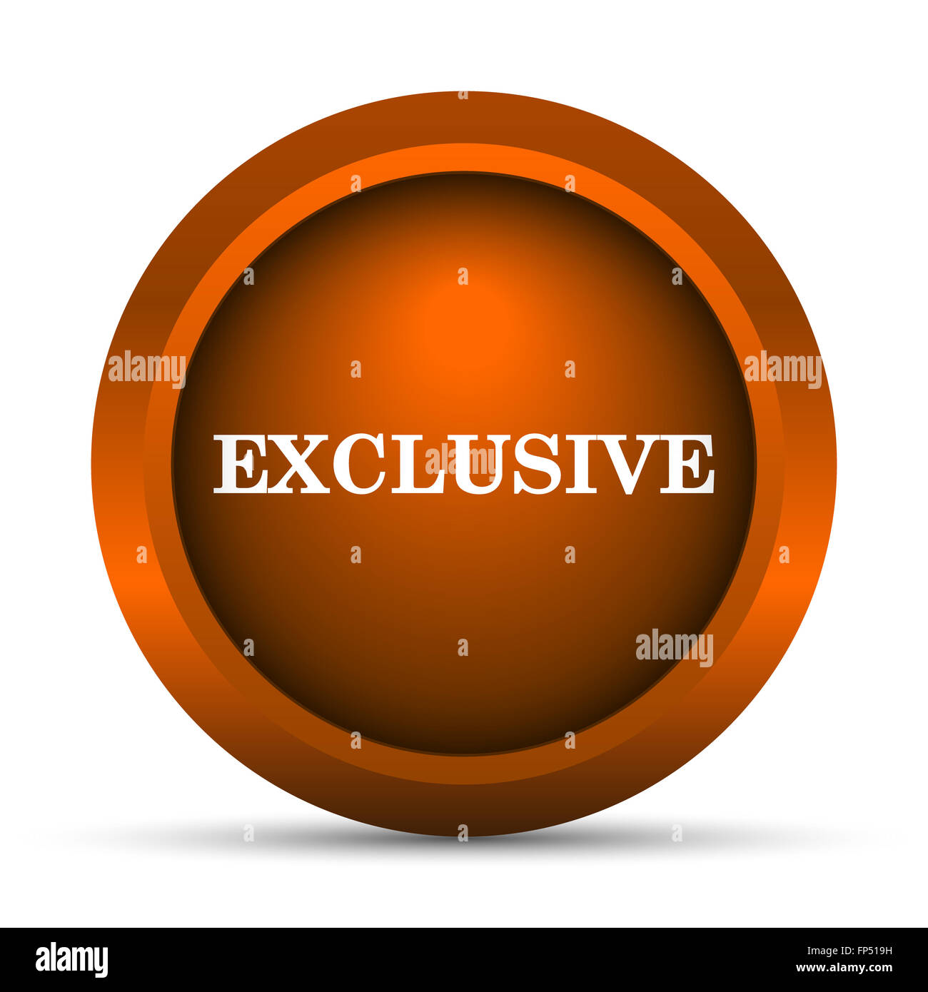 Exclusive icon. Internet button on white background Stock Photo - Alamy