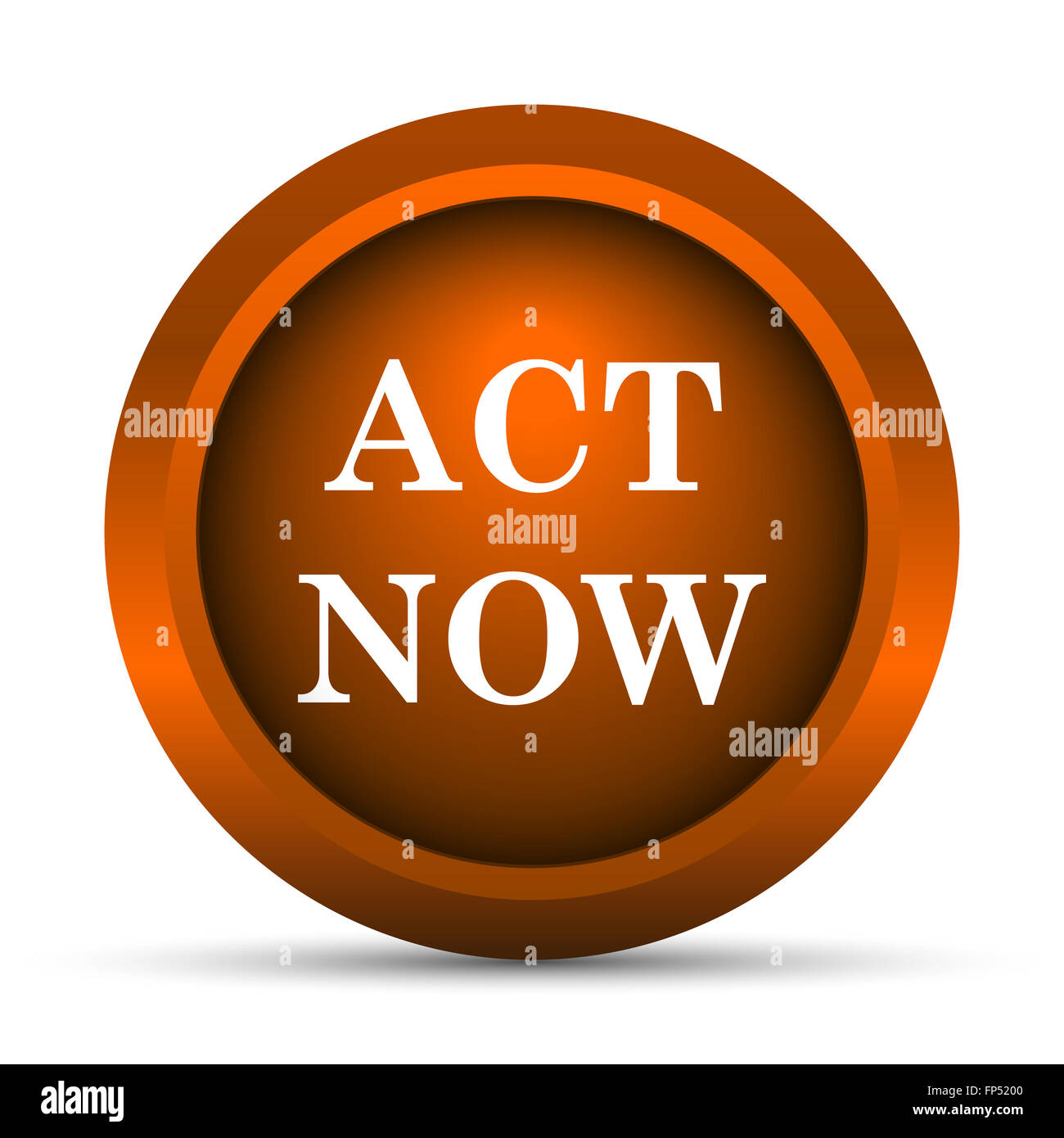 Act now icon. Internet button on white background Stock Photo - Alamy