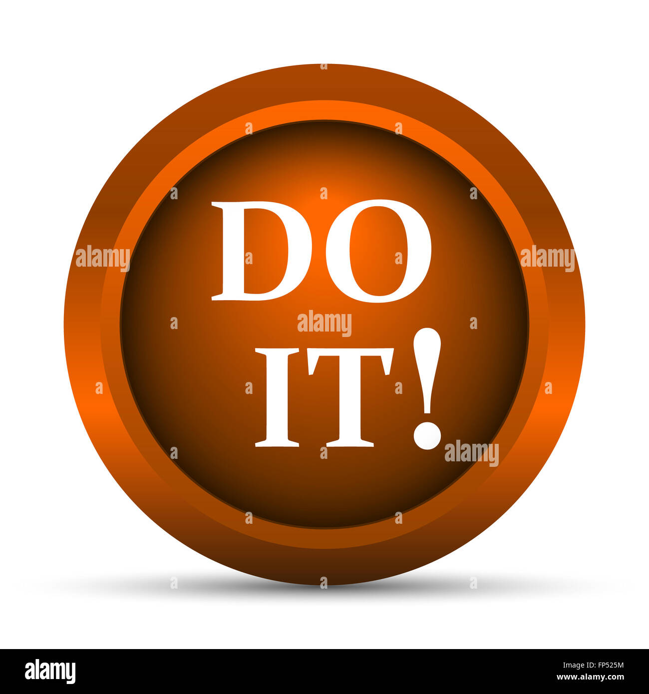Do it icon. Internet button on white background Stock Photo - Alamy