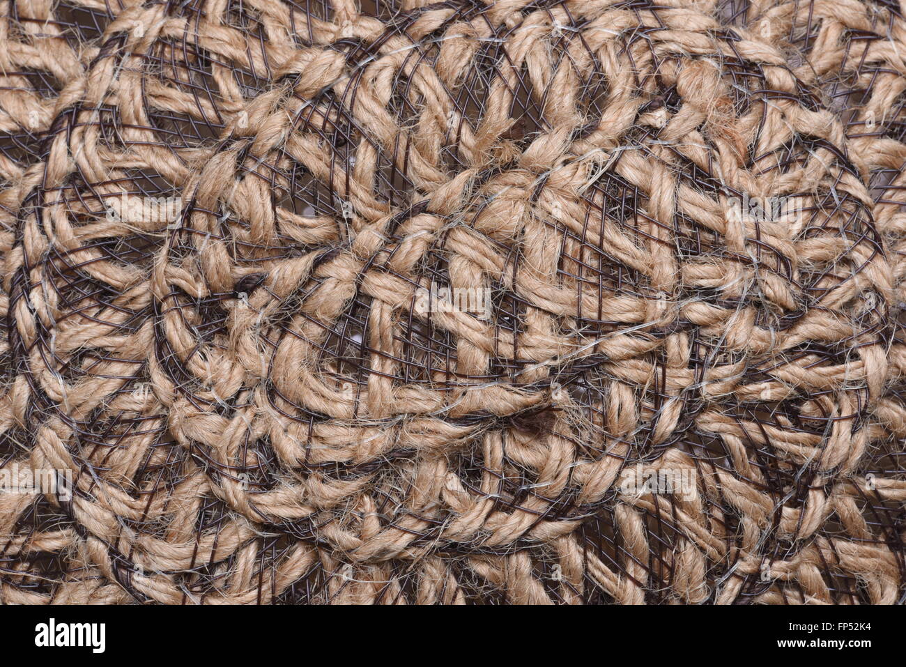 Straw hat texture closeup Stock Photo - Alamy
