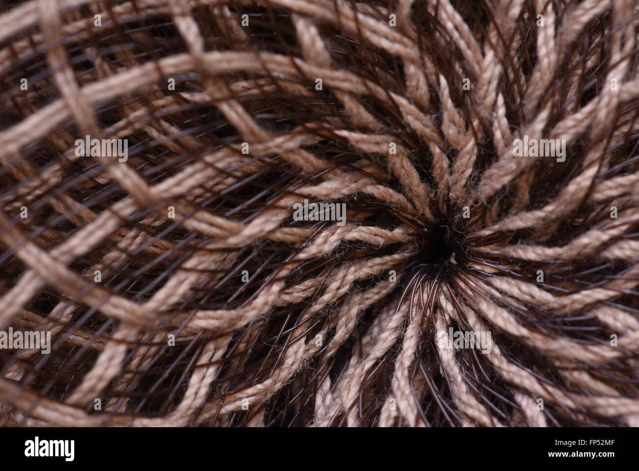 Straw hat texture closeup Stock Photo - Alamy