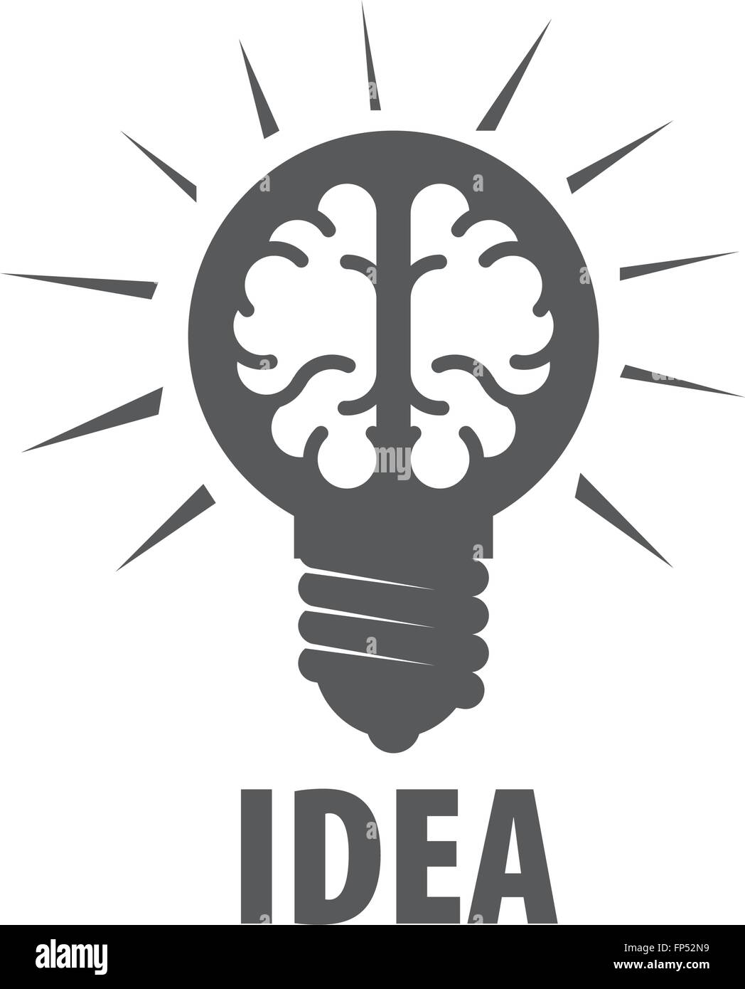 Vector brain logo Stock Vector Image & Art - Alamy