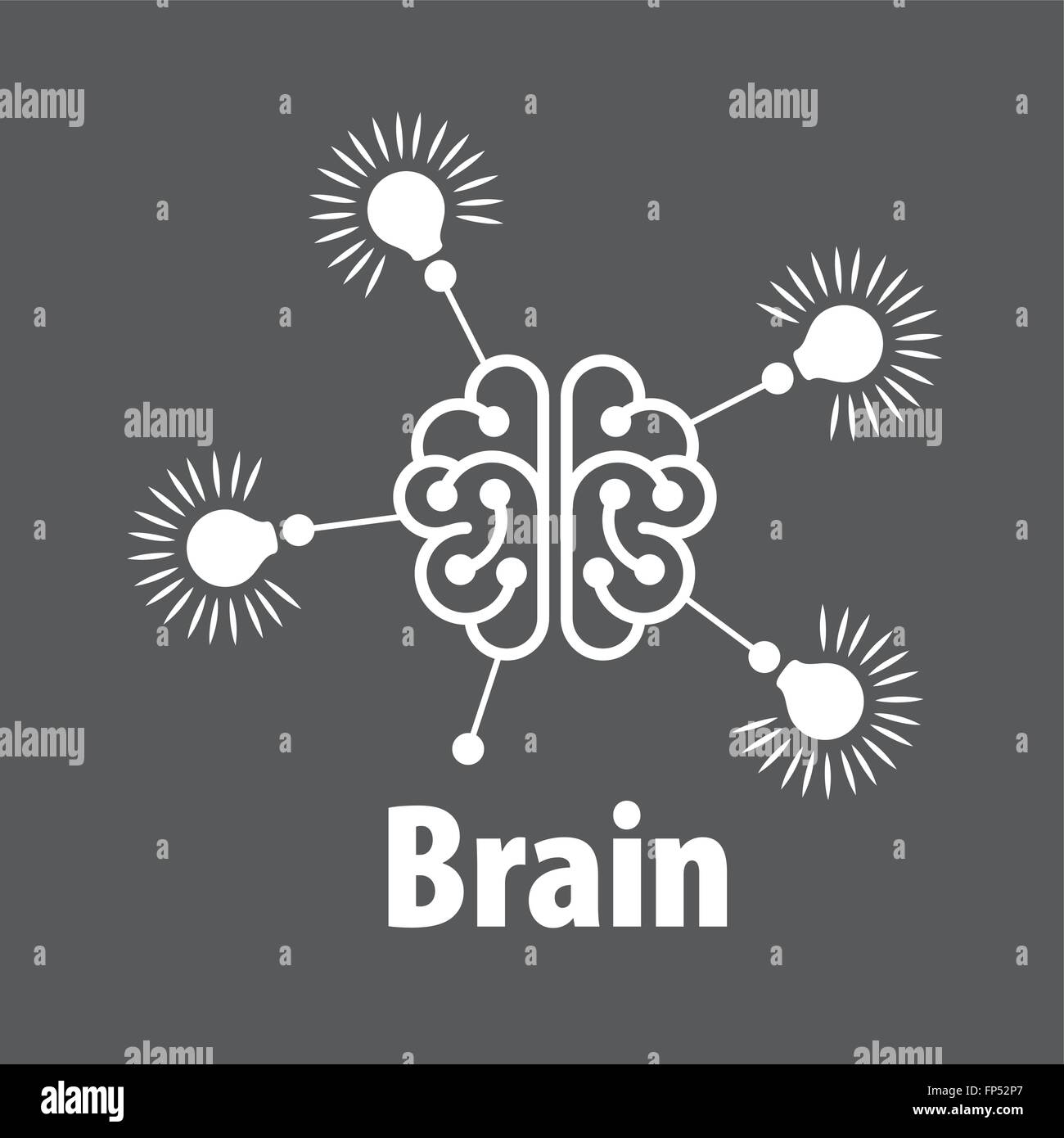Vector brain logo Stock Vector Image & Art - Alamy
