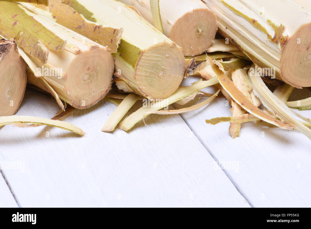 Willow logs isolated on a white background Stock Photo - Alamy