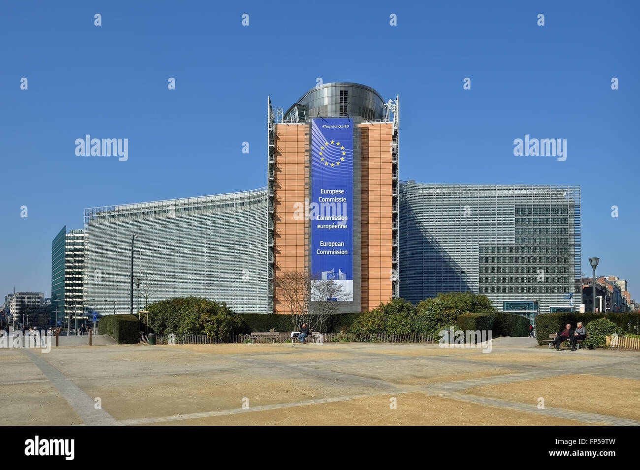 The European Commission headquarter on 13 March 2016 in Brussels ...