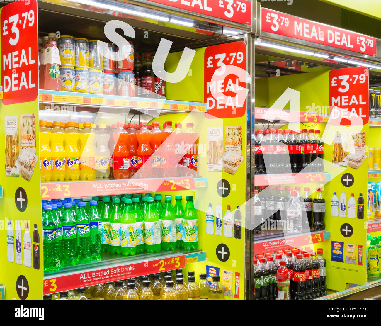 Soft drinks display hi-res stock photography and images - Alamy