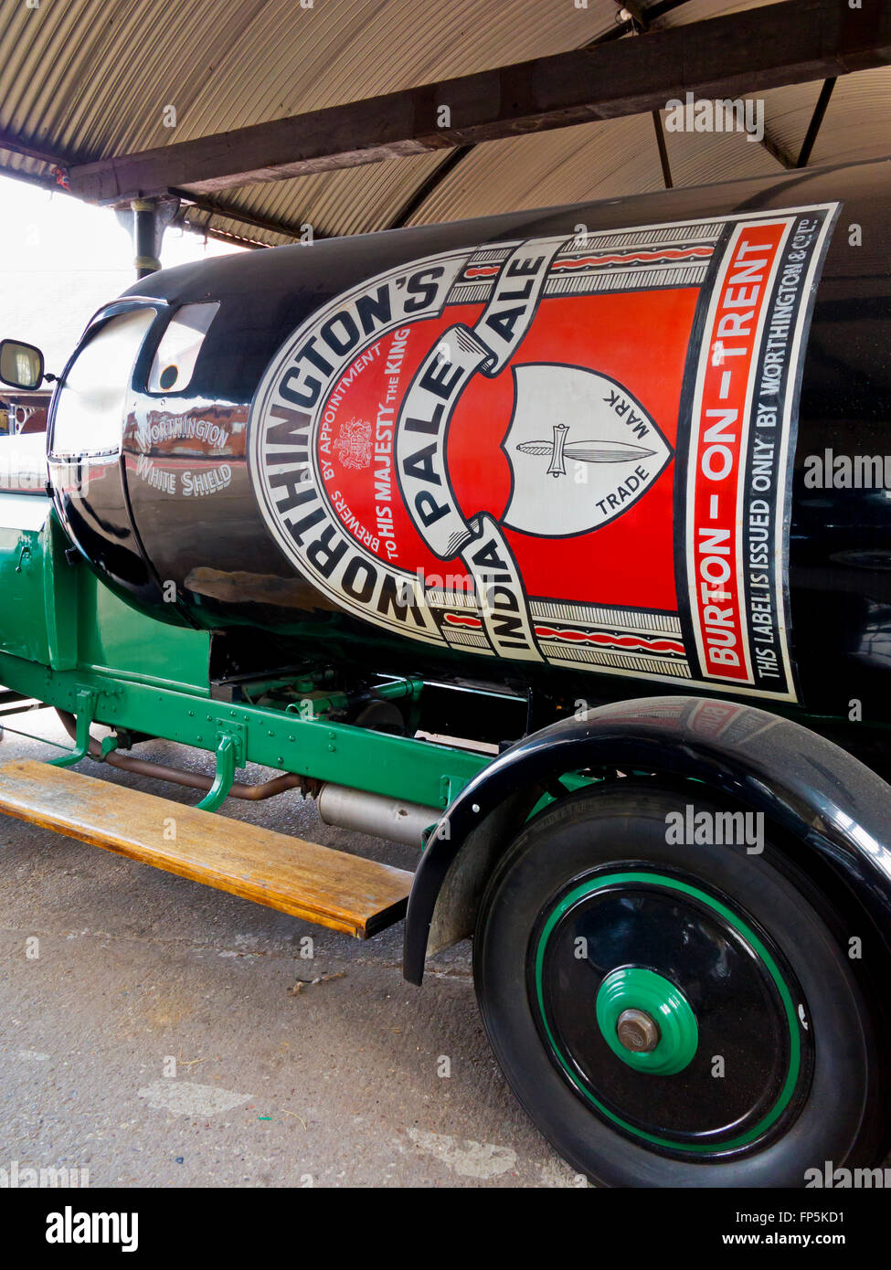 Worthington White Shield bottle car at the National Brewery Centre a ...