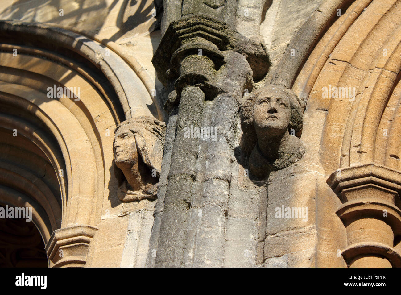 Corbels, Christ Church, Oxford, England, UK Stock Photo - Alamy