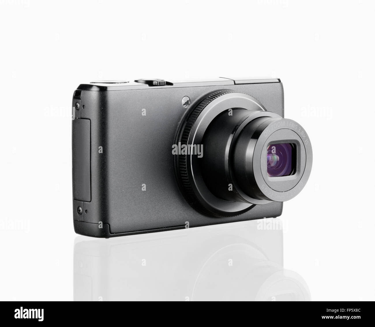 Digital camera isolated on white background Stock Photo - Alamy