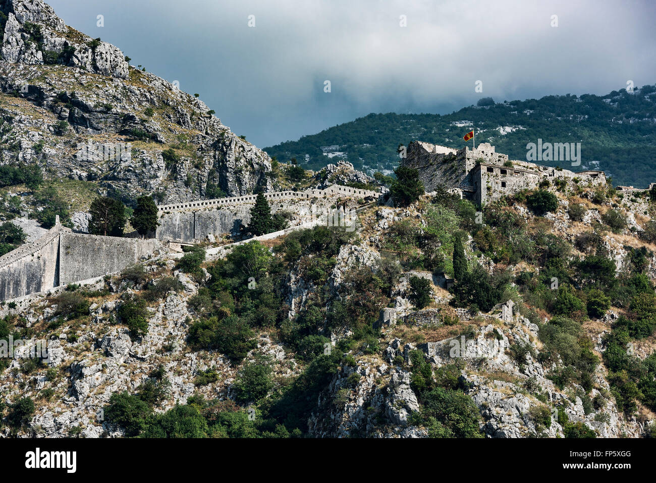 St John Fortress, St. John's Hill, Kotor, Montenegro Stock Photo - Alamy