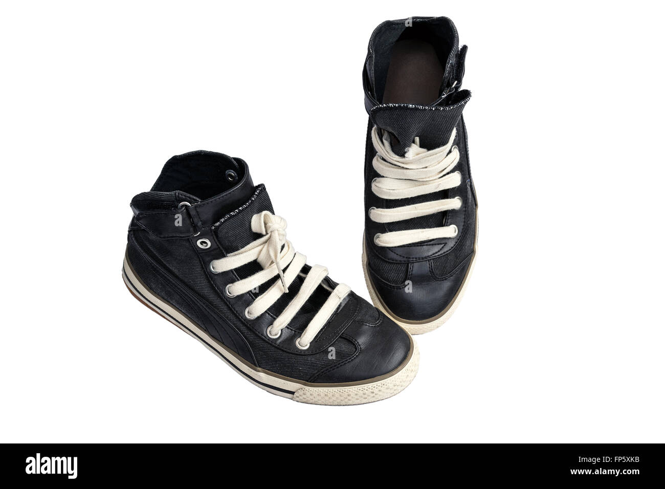 Sneakers shoes isolated on white background Stock Photo - Alamy