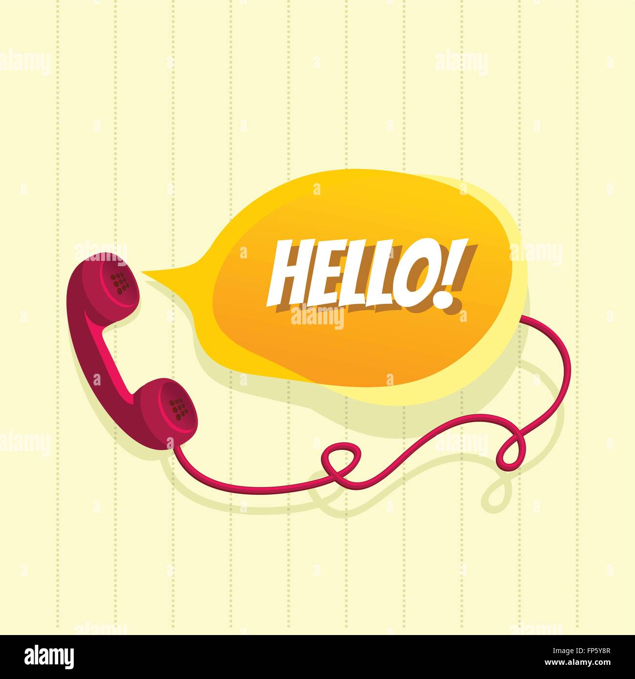 Text talk on phone Stock Vector Images - Alamy