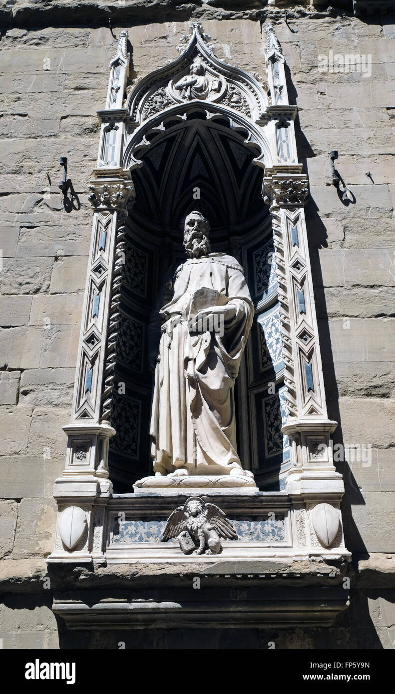 Saint Mark by Donatello, Orsanmichele Church in Florence, Tuscany ...