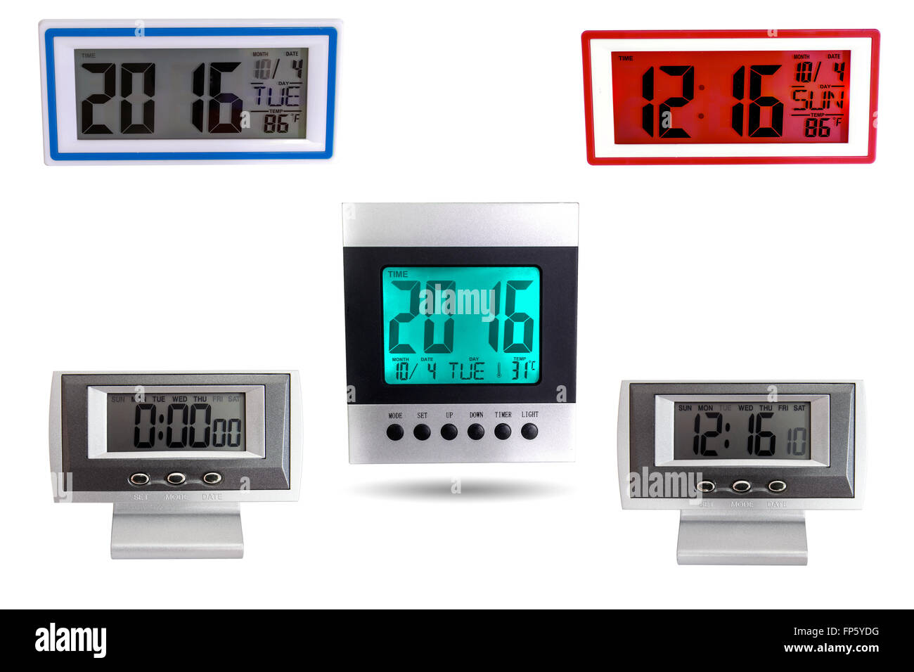 Desktop clock hi-res stock photography and images - Alamy