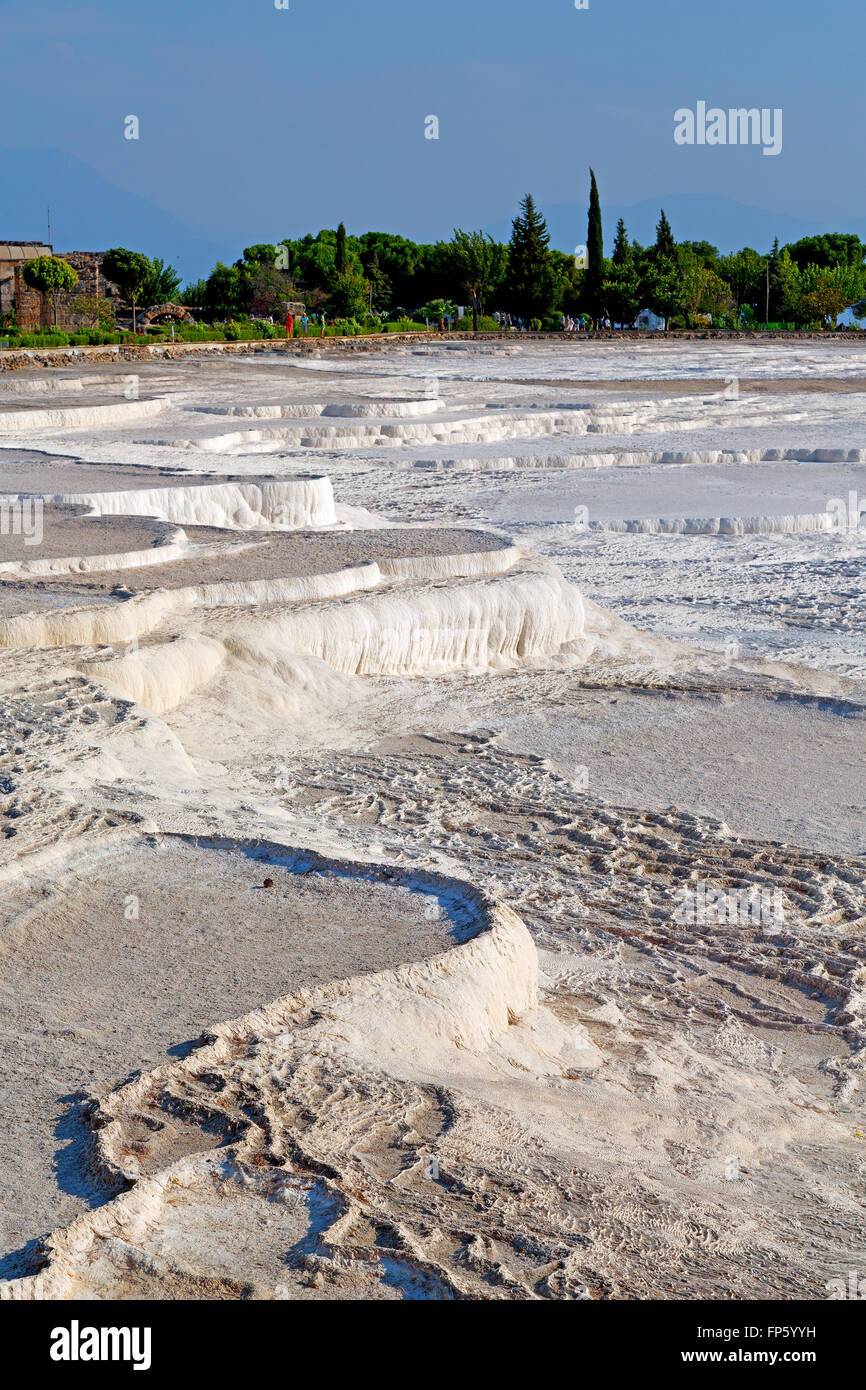 unique abstract in pamukkale turkey asia the old calcium bath and ...