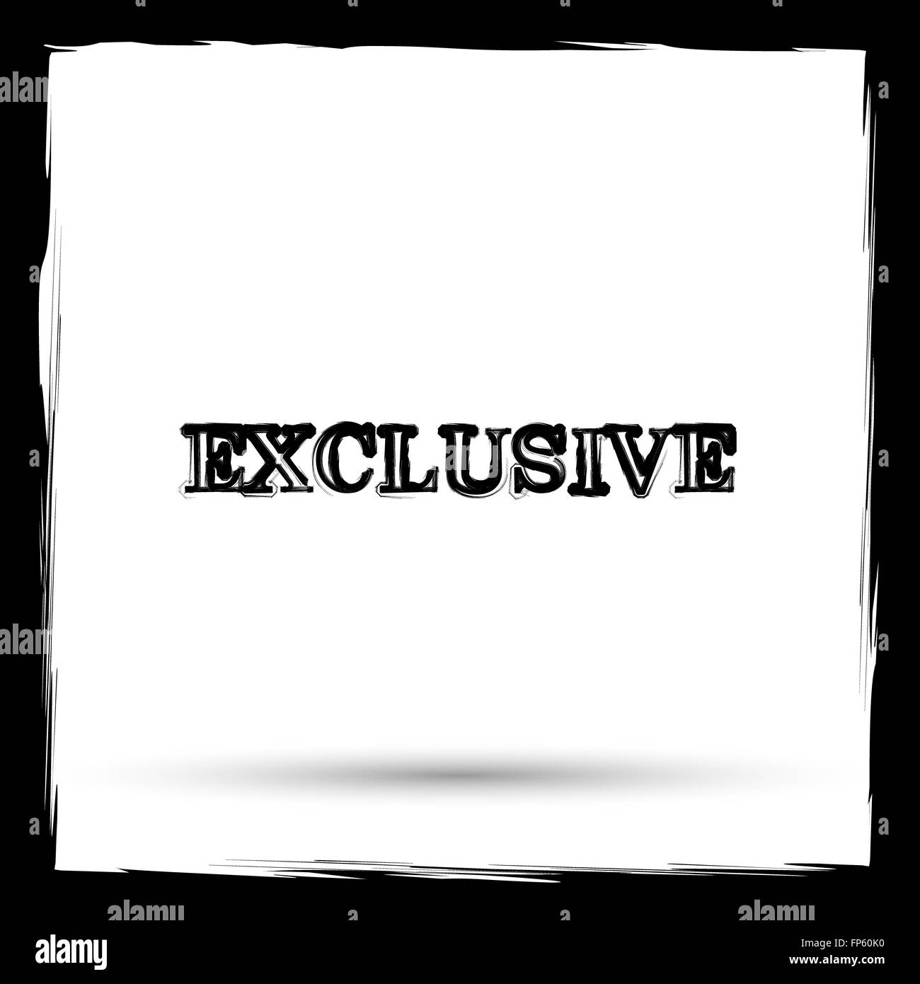 Exclusive icon. Internet button on white background. Outline design ...