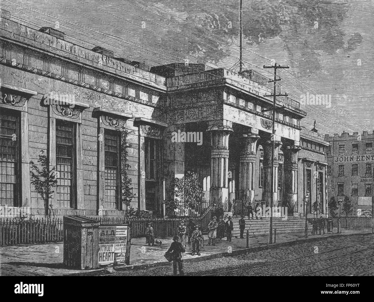 NEW YORK CITY: The Tombs, antique print 1882 Stock Photo - Alamy