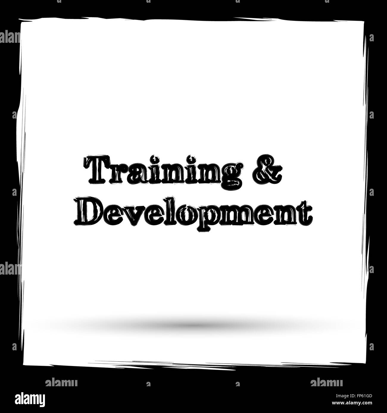 Training and development icon. Internet button on white background ...