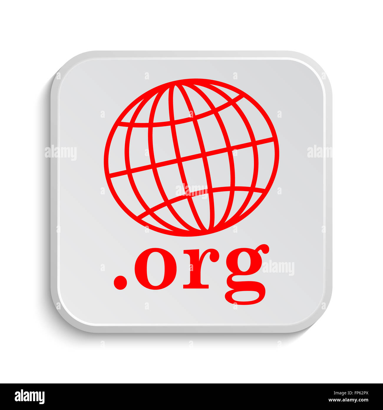 .org icon. Internet button on white background Stock Photo - Alamy