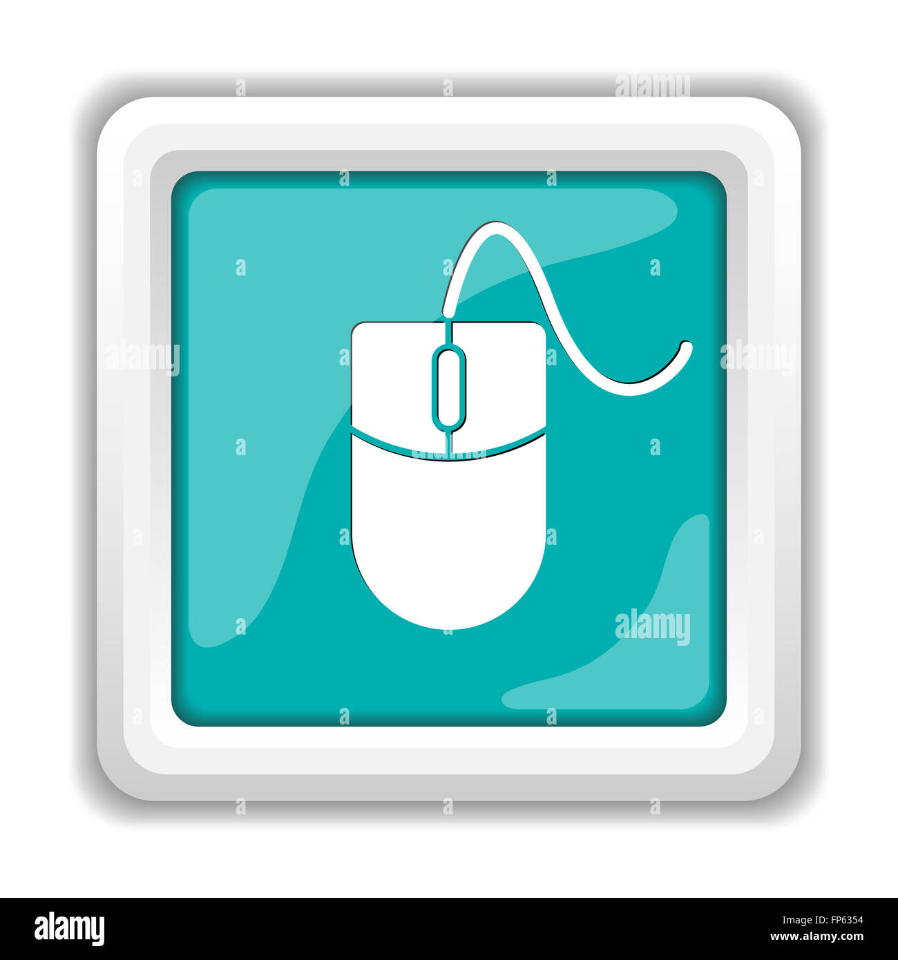 Mouse icon. Internet button on white background Stock Photo - Alamy