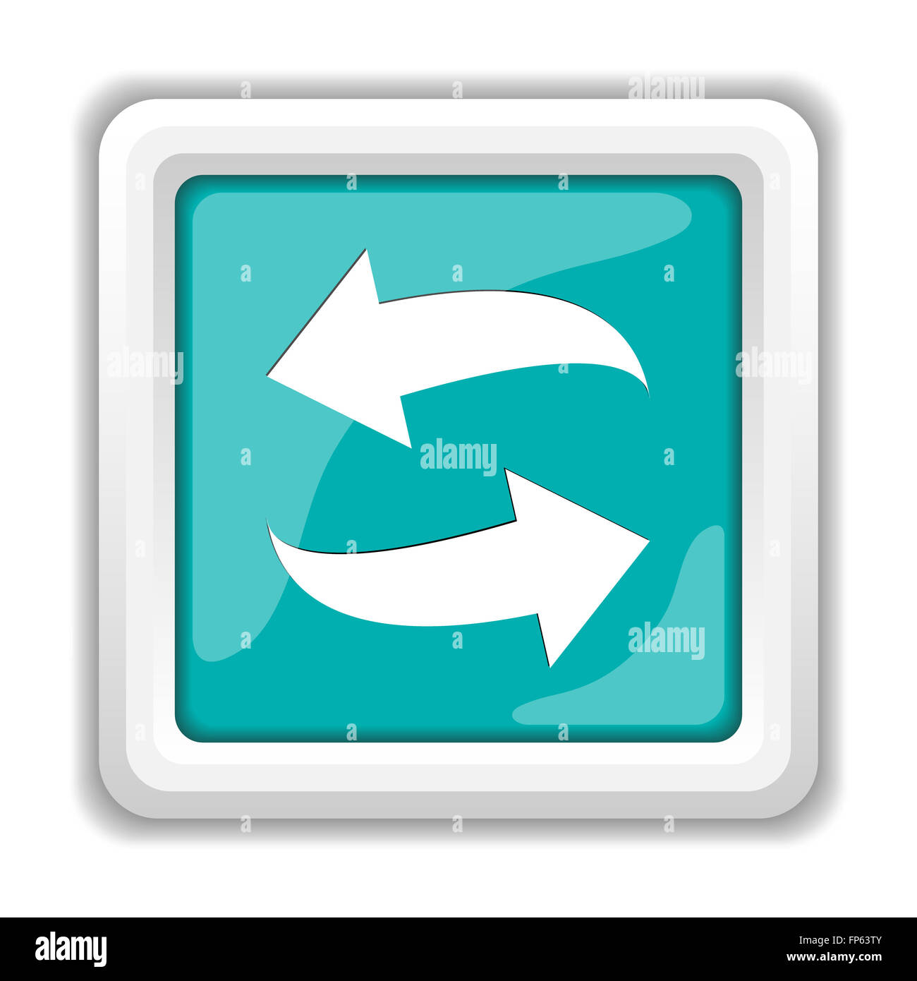 Swap icon. Internet button on white background Stock Photo - Alamy