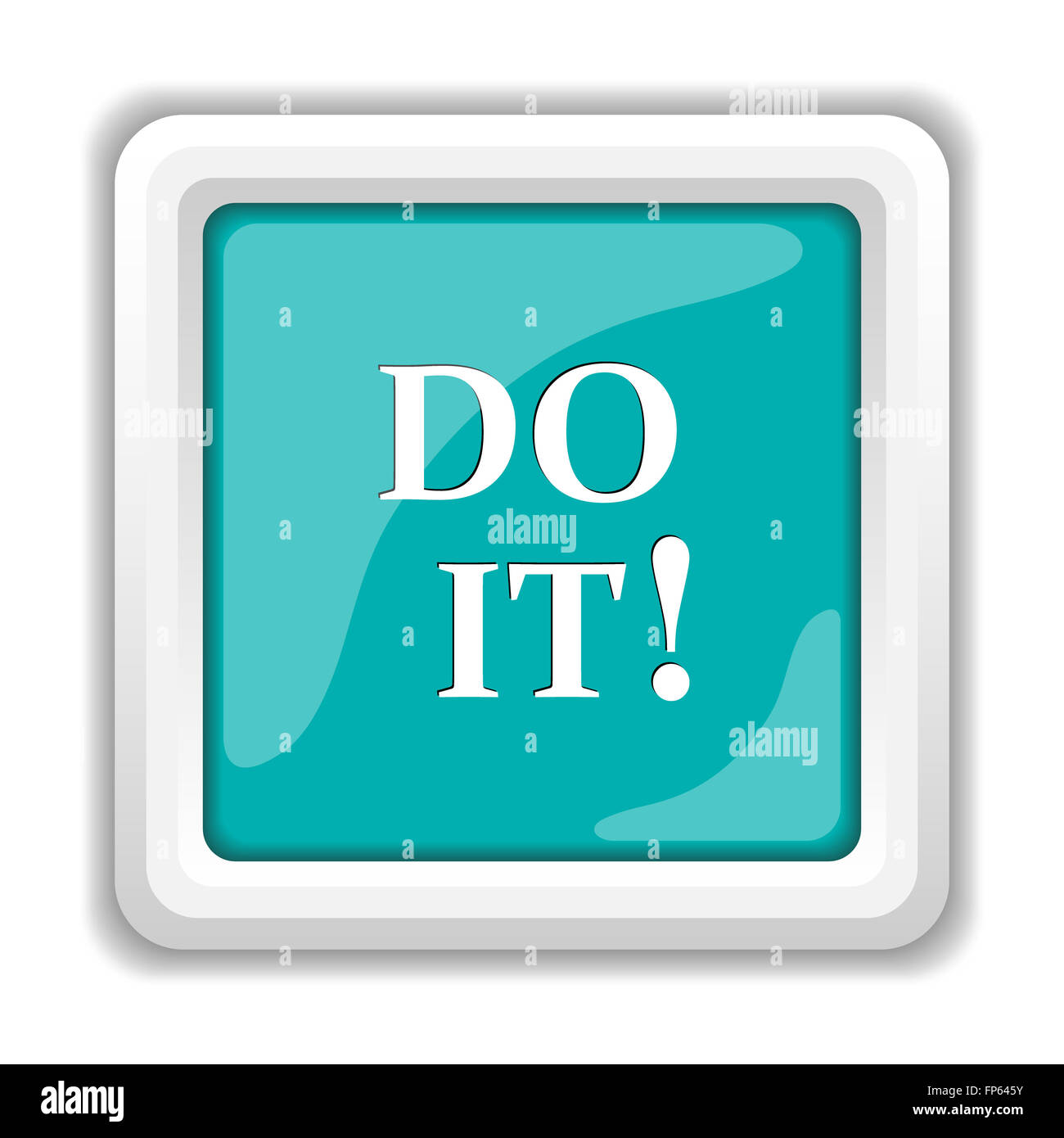 Do it icon. Internet button on white background Stock Photo - Alamy