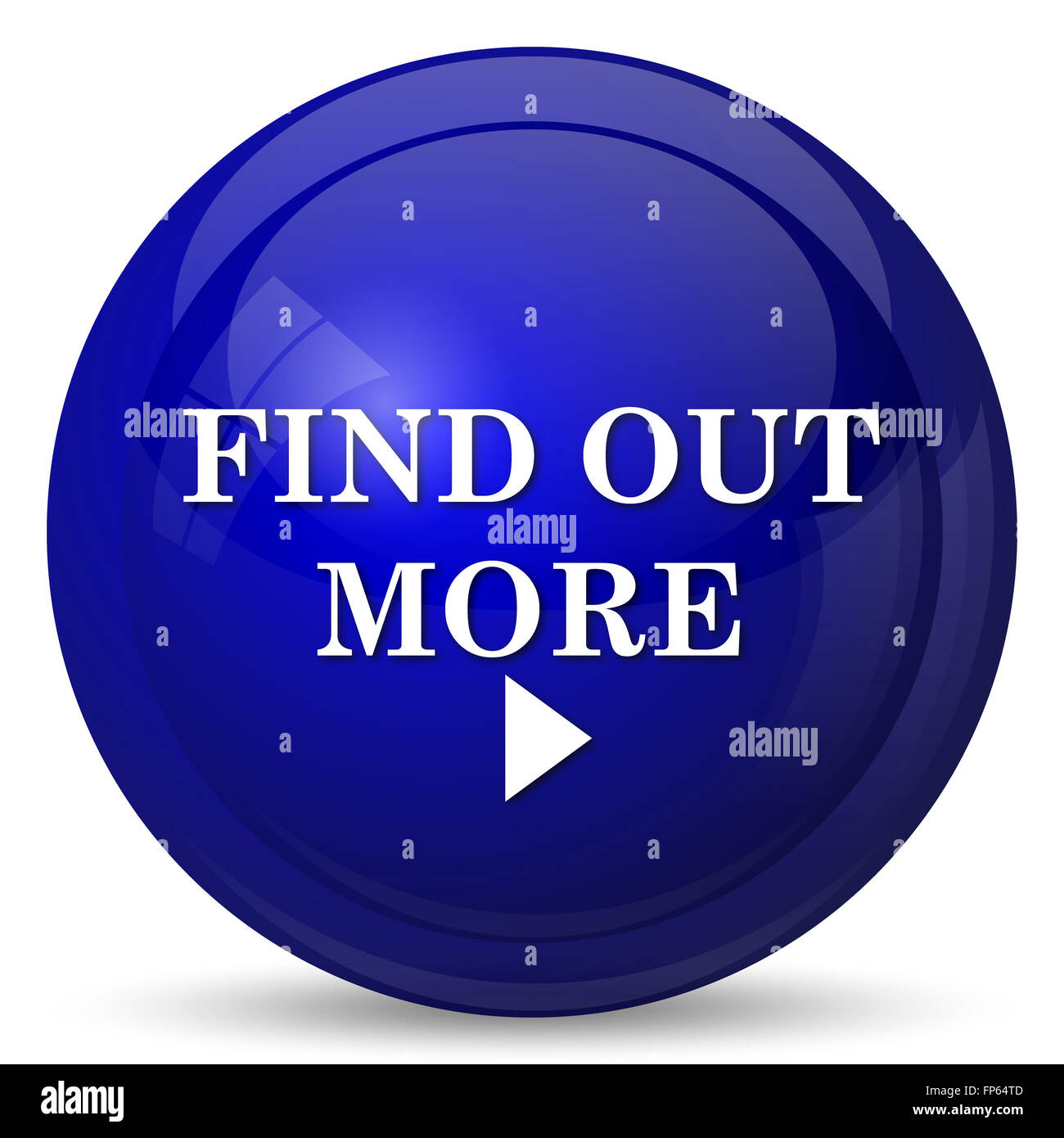 Find out more icon. Internet button on white background Stock Photo - Alamy