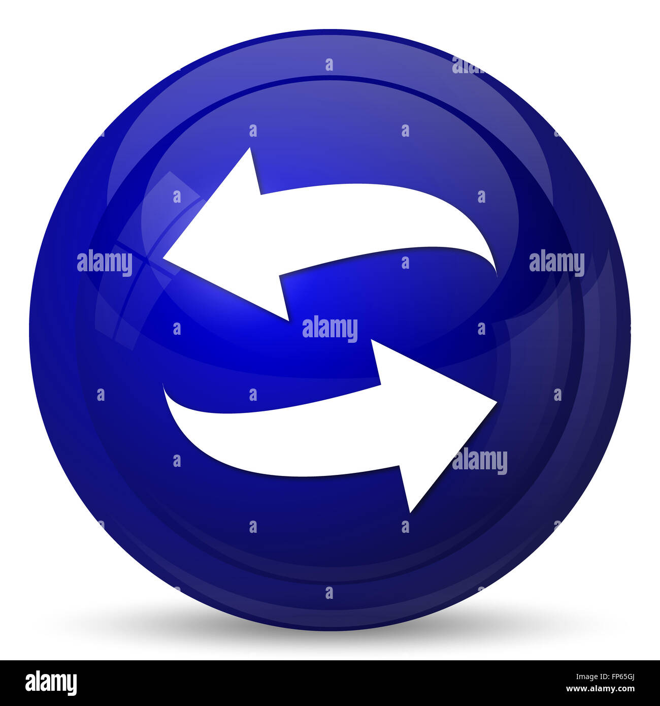 Swap icon. Internet button on white background Stock Photo - Alamy