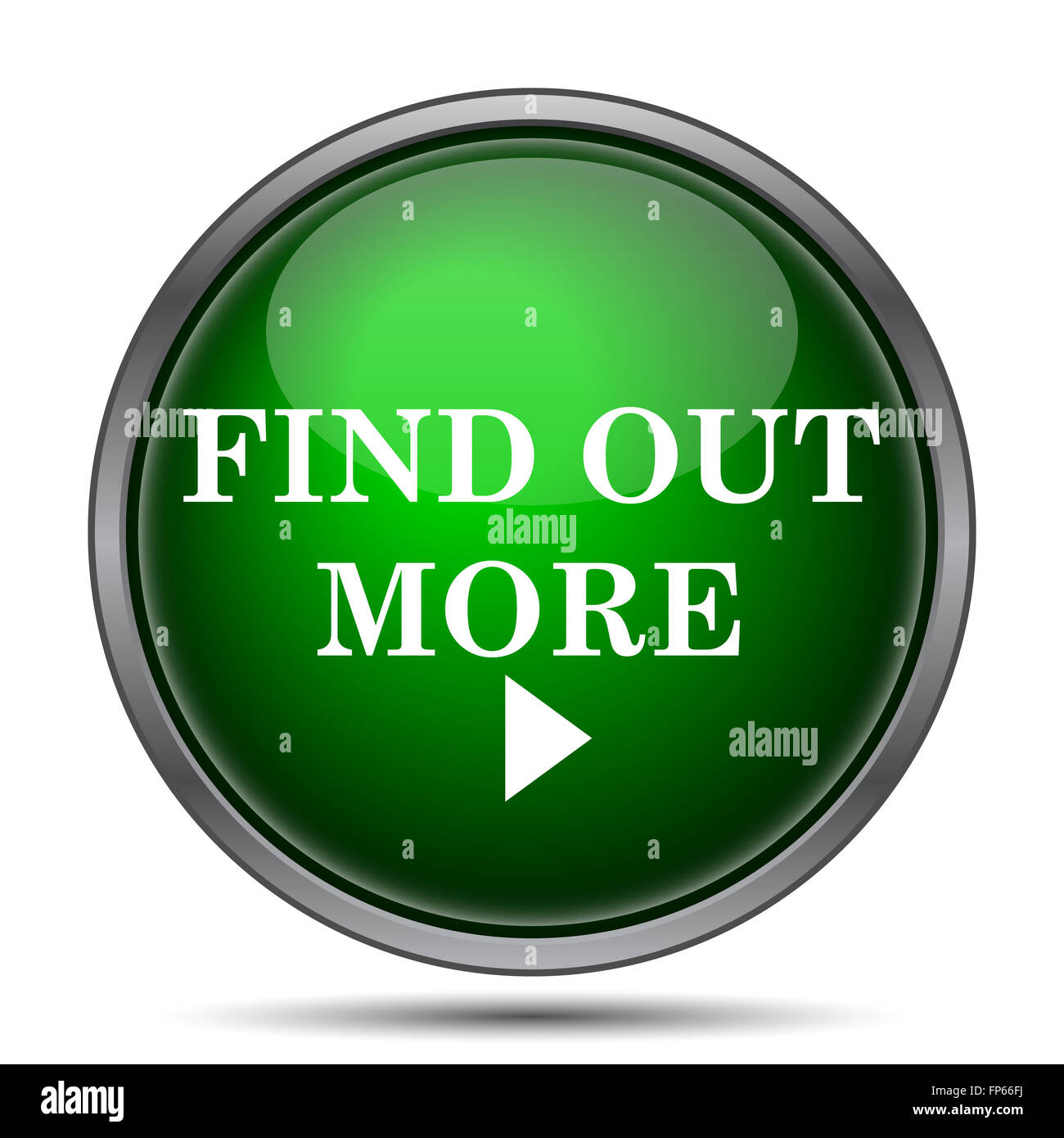Find out more icon. Internet button on white background Stock Photo - Alamy