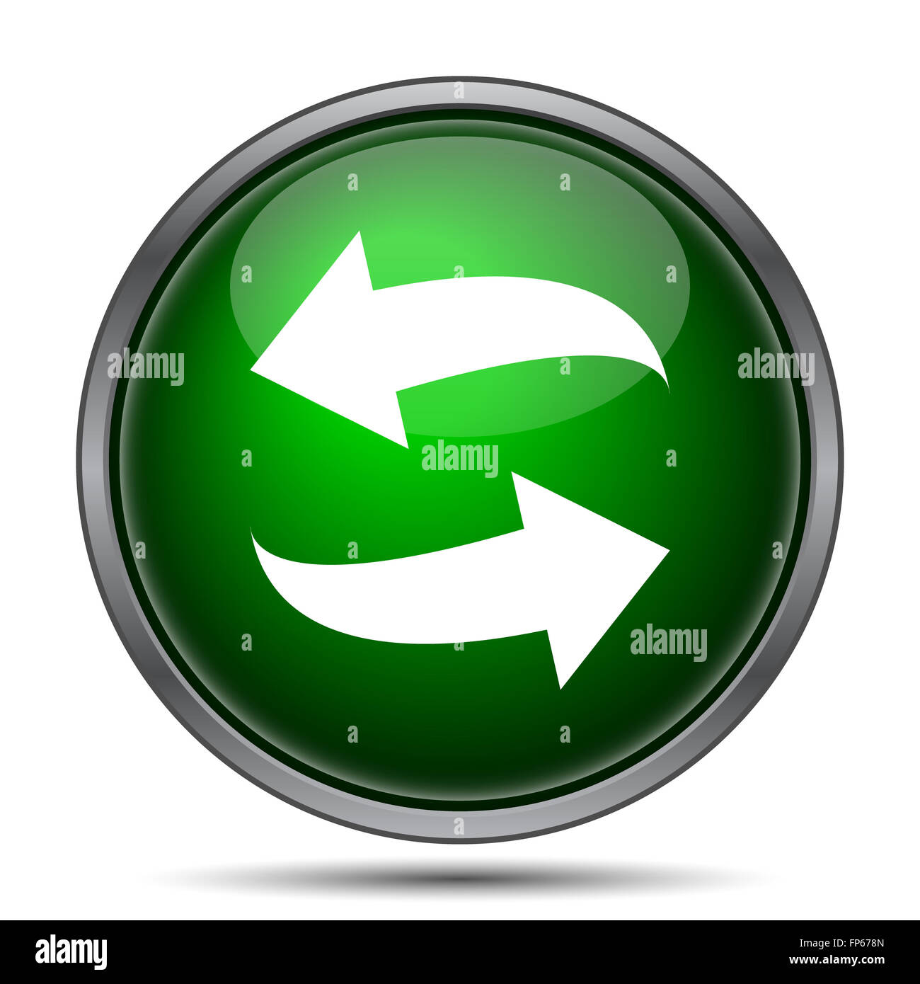 Swap icon. Internet button on white background Stock Photo - Alamy
