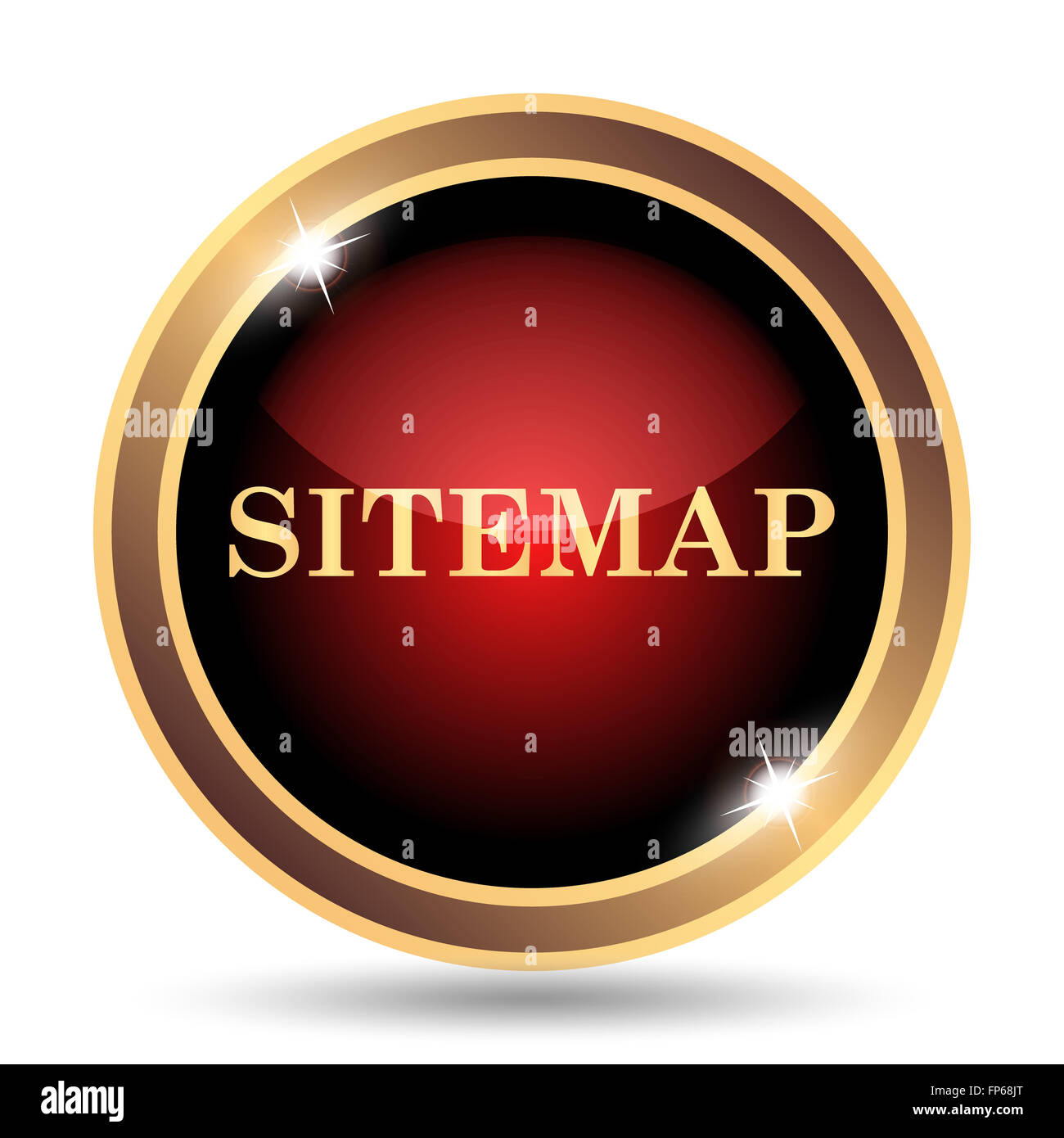 Sitemap icon. Internet button on white background Stock Photo - Alamy