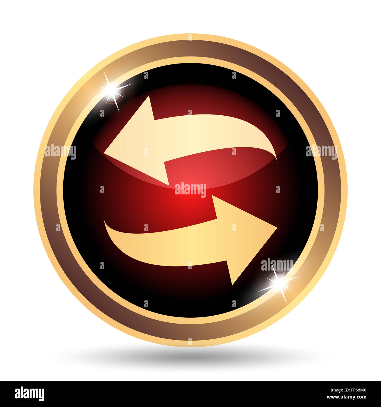 Swap icon. Internet button on white background Stock Photo - Alamy