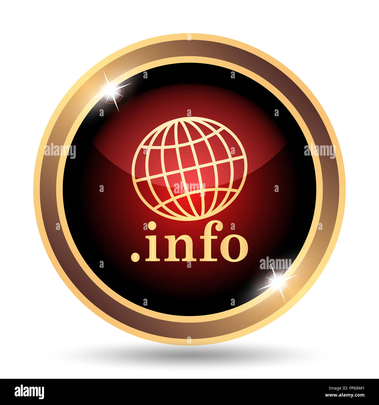 .info icon. Internet button on white background Stock Photo - Alamy