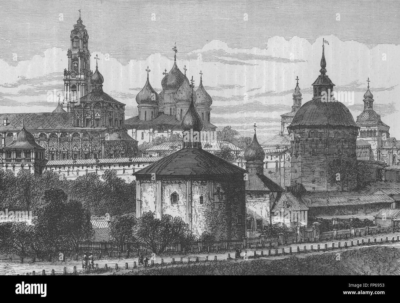 Monastery of st sergius Black and White Stock Photos & Images - Alamy